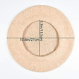 Jolbndcv 5 PCS Beret Hat French Beanie Hat Outdoor Hat Winter Hat Fashion Lady Hat（White, Gray, Black, Red, Khaki）