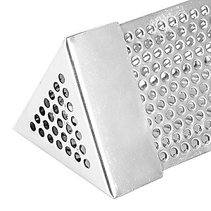 2Pcs 6in Stainless Steel BBQ Grill Smoker Tube Portable Barbecue Smoke Generator Mesh Tube Pellets Smoke Box Barbecue Accessory(1#)