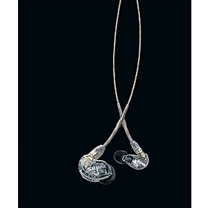 Shure MV7 USB/XLR Dynamic Microphone + SE215 Professional in-Ear Headphones for Podcasting, Recording, Streaming & Gaming, Built-in Headphone Output, Voice-Isolating Technology - Silver/Clear