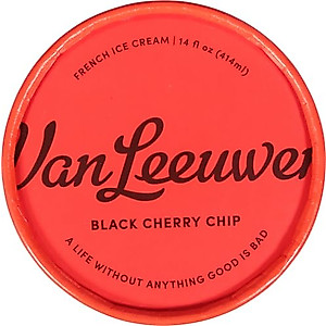 Van Leeuwen Black Cherry Chip Ice Cream 14 oz