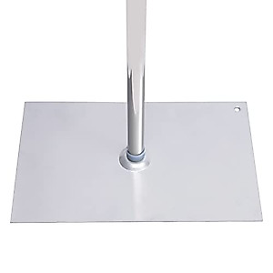 WUPYI Professional Backdrop Stand Pipe Kit,10'x10'/10'x 20' Heavy Duty Background Support System Curtain Frame Telescopic with Steel Base for Wedding Party Photography Trade Show Display (10'x 20')