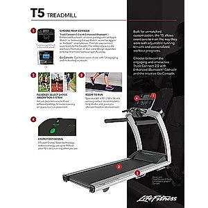 Life Fitness T5 Treadmill with Go Console