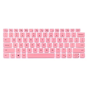 Keyboard Skin Cover Compatible for 2022 2021 Dell Latitude 5000 5320 5330 7330 13.3" Notebook, Dell Latitude 5320 Keyboard Accessories [Not fit Latitude 5420 7520 7410 7420 9520 9420 9510] (Pink)