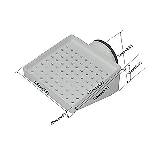 PUMP&FIX Multi-Purpose Suction Cup Hooks Shelf Tray Extender for Bathroom Shower Drinks Holder, Kitchen, Office Holder Shelves Organizer and Glass Window Sill Indoor Storage for Plant