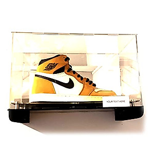 Full Size Football, Shoe, Sneaker Shelf Wall Mount Acrylic Display Case Memorabilia Box UV Protection Floating Box