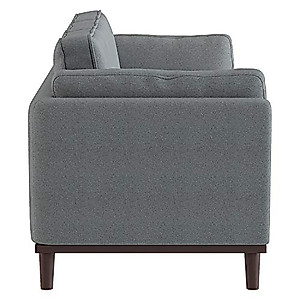 Lexicon Averi Textured Fabric Sofa, 84" W, Gray
