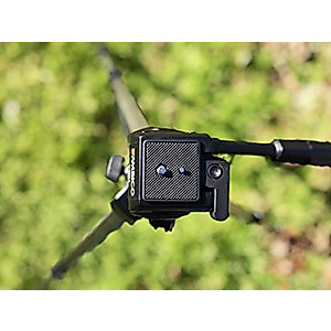 DaVoice 41mm Tripod Quick Release Plate Camera Mounting Parts Replacement for Ambico V-0552 V-0554, Sunpak 7500 Pro 7500tm 7575, Kalimar Pro-Tech V-40, Samsonite 1100 2601 Quantaray Tripod Mount 1 5/8