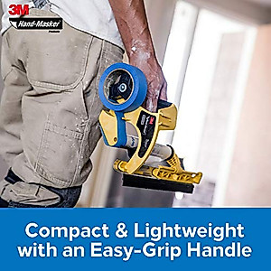 3M Hand-Masker M3000 Tool Painter's Tape and Masking Film Dispenser Kit, 3M Hand Masker Protects Surfaces from Paint Splatters, Includes 12-Inch Blade, Painter's Tape and Masking Film, 1 Kit
