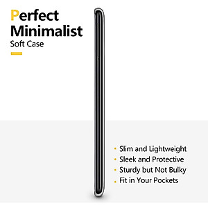 for Samsung Galaxy A10e Clear Case Slim Thin Flexible Silicone Soft Skin TPU Gel Scratch Resistant Rubber Shockproof Highly Transparent Protective Cases Cover for Galaxy A10e (Crystal Clear)