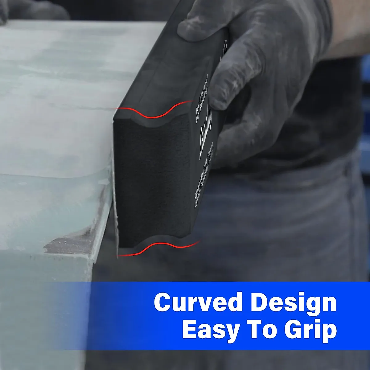【Upgrade】Sanding Block Kit 7PC with TearBlock and Sandpaper, Wet or Dry Auto Body Sanding Blocks for Automotive Woodworking Bodywork, Light, Hard, Flexible