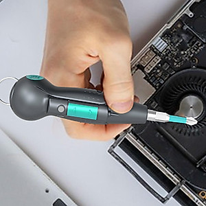 Electric Screwdriver Tool, Rechargeable 3.6v Multi Screwdriver, Cordless Drill with Mini Gourd Handle, Self-locking Electric Screw Guun, Power Screwdriver with Variety of Screw Heads for Home Repairs