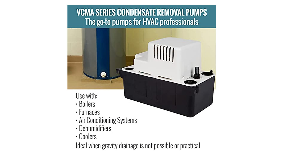 Little Giant VCMA-20ULS Auto Condensate Pump w/Safety Switch