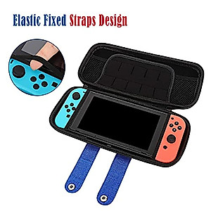 Personalized for Nintendo Switch Lite Case Add Name, Custom Switch Lite Carrying Case for Nintendo Protective Hard Portable Travel Carry Case (Red)