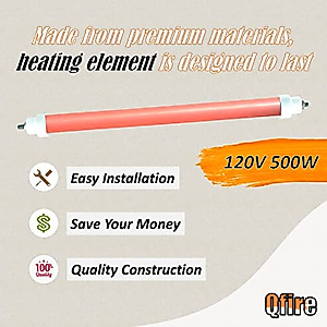 Heating Element Compatible with Bradley Smoker BS611 / BTDS76P 4-Rack Outdoor Electric Smoker,Replacement Heat Bar 120v for BTDS108P 6-Rack Bradley Digital Food Smokers