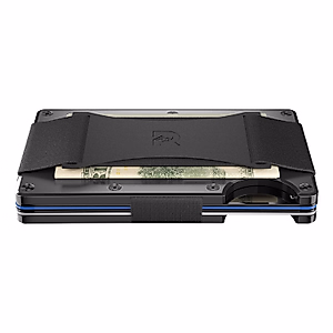 Ridge Wallets for Men - Slim Minimalist Wallet For Men, Front Pocket Wallets for Men, RFID Wallet For Men - Card Holder Wallet (Gunmetal Titanium)