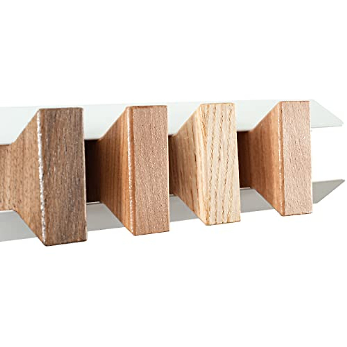 LINENVIBE Wall Hooks for Hanging, Towel Racks for Bathroom, Coat Hooks Wall Mounted (White Matte)