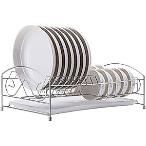 SDGH Stainless Steel Dish Rack - Drain Rack Tableware Dishes Storage Rack Kitchen Rack