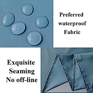 OBEKANN 2 Pack Kitchen Apron for women with Pockets, Unisex Cooking Chef Apron Waterproof, Aprons for Cooking Painting Housework Best Gift for Housewarming Holidays, Easter Bunny Wreath Blue