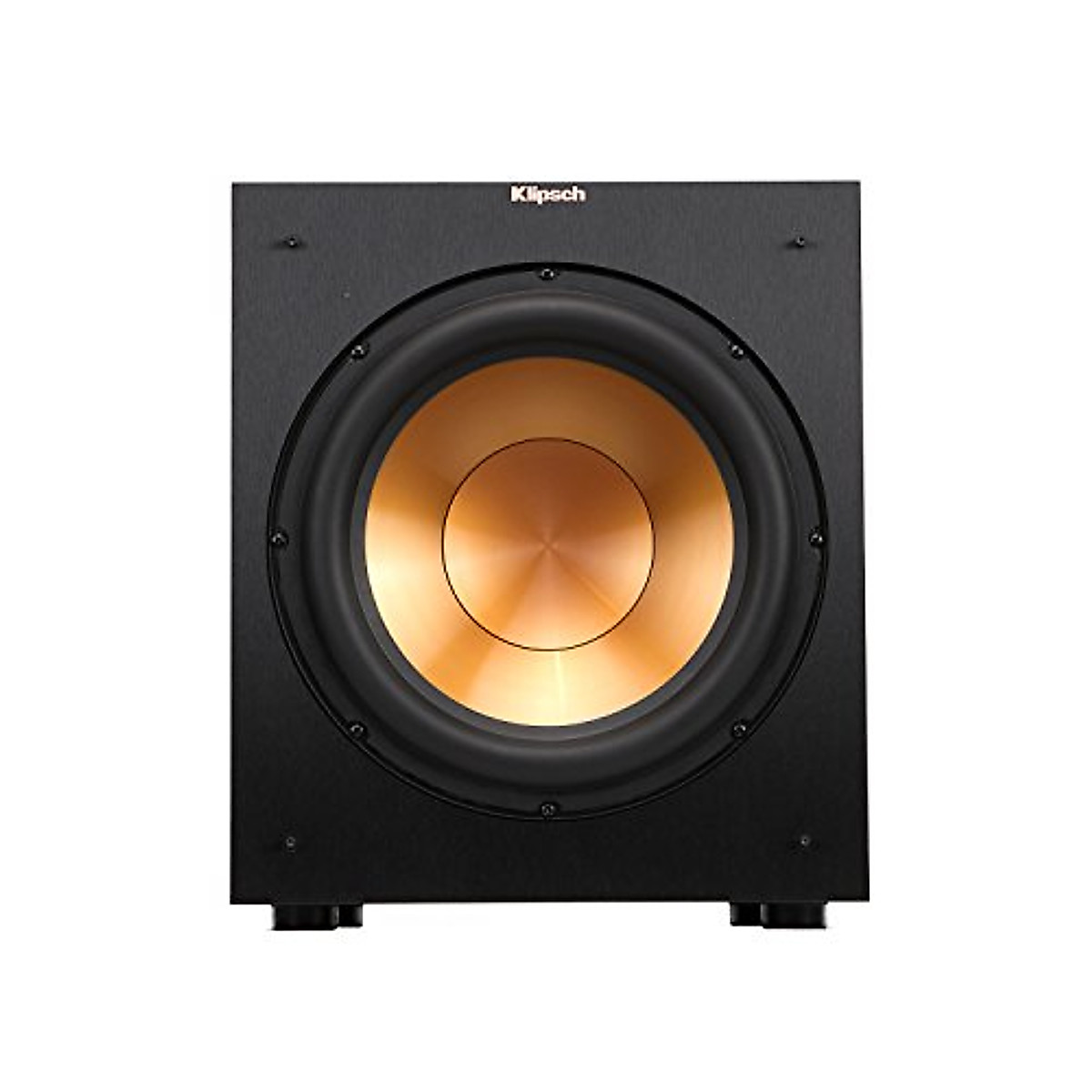 Klipsch R-12SW Powerful Deep Bass Front Firing 12" Copper-Spun Driver 400W Digital Power Subwoofer 14" X 18.5" X 16"