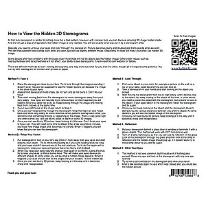 Eight Hidden 3D Stereogram Illusion Posters…