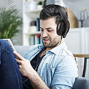 Saipomor HD202 Cord Replacement Audio Cable with in-line Microphone and Control Compatible with Sennheiser HD202 HD497 HD437 HD447 HD212 pro Headphones(Black)