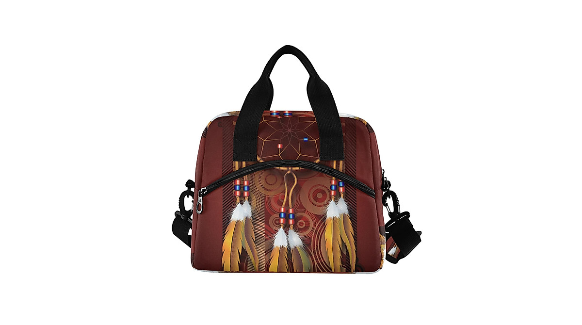 ALAZA Native American Lunch Bags - Stylish & Leakproof