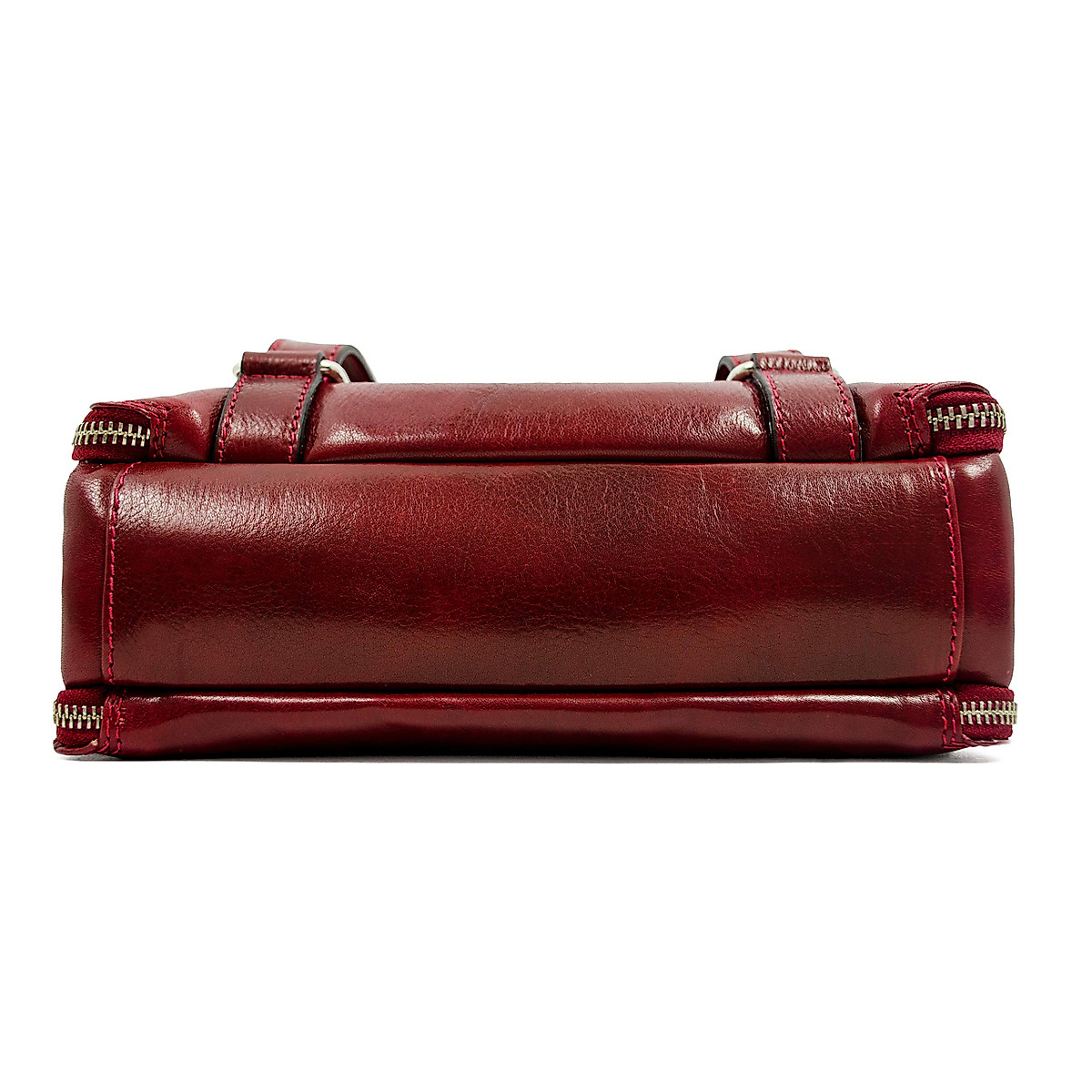 Time Resistance Leather Backpack Convertible to Shoulder Bag - Handmade For Laptops up to 12 Inches Daybag Rucksack