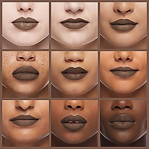 Ruby Kisses Auto Lip Liner Pencil, Long Lasting & Non-Fading, Smooth Application, Non-Feathering with Rich Color, No Sharpener Needed, Ideal for Full Lips Look (Cappuccino) (3 PACK)