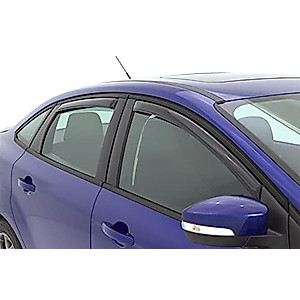 Auto Ventshade [AVS] Ventvisor / Rain Guards | Outside Mount | Smoke, 4 pc | 94059 | Fits 2001 - 2012 Ford Escape (05-12 Hybrid), 2008 - 2012 Mazda Tribute, 2005 - 2011 Mercury Mainer