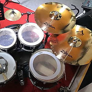 YOUEON 6 Pack Cymbal Sizzler Drum Cymbal Chain, 12 Inch Stainless Steel Cymbal Extension Chain for Rides, Crashes, Chinas, Drum Jazz Set, Drum Kits, Jazz Drums, No Rivets Required