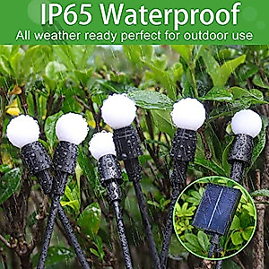 8 Pack Solar Garden Lights, Solar Firefly Lights Outdoor Waterproof 8 Modes Starburst Solar powered Swaying Lights Garden Decor for Party Patio Yard Pathway Landscape Outdoor Lights Decorative