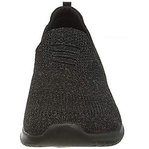 Skechers womens Sneaker,Black,8 M US