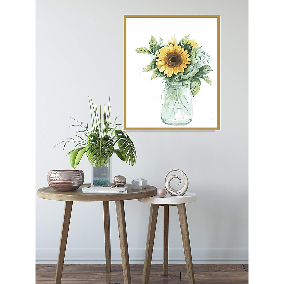 Paint by Numbers for Adults & Kids Easy for Beginner Sunflowers DIY Acrylic Paint Oil Painting on Canvas Drawing Paintwork Paintbrushes Art Crafts Wall Art Decorations 16"x20" Frameless