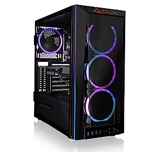 CLX Set Gaming Desktop - Liquid Cooled Intel Core i7 11700KF 3.6GHz 8-Core Processor, 32GB DDR4 Memory, GeForce RTX 3060 12GB GDDR6 Graphics, 500GB SSD, 4TB HDD, WiFi, Windows 11 Home 64-bit, Black