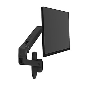 Ergotron – LX Single Monitor Arm, VESA Wall Mount – for Monitors Up to 34 Inches, 7 to 25 lbs – Matte Black