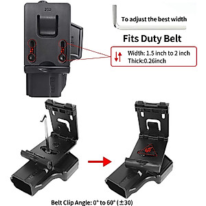 M&P Shield 9mm Holster,Shield Plus Holster for Smith & Wesson M&P Shield 9mm.40 3.1” Barrel,Index Finger Release,Durable Polymer,Holsters Fit Shield M2.0-9mm/.40(3.1" Barrel),Belt Clip,Right Hand