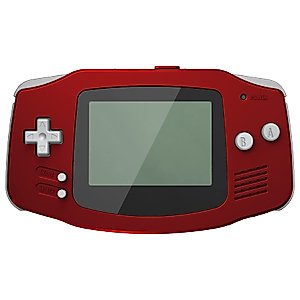 IPS Ready Upgraded eXtremeRate Scarlet Red Soft Touch Replacement Shell Full Housing Cover Buttons for Gameboy Advance GBA – Compatible with Both IPS & Standard LCD –Console & IPS Screen NOT Included
