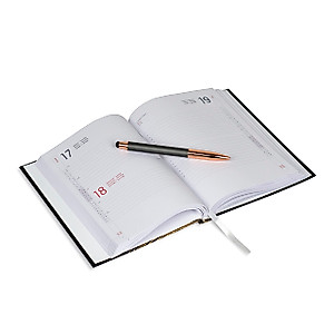 Daily Organiser Diary 2025 cm, 15 x 21 cm, Closed January-December 2024, Hardcover