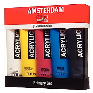 Amsterdam Standard Series acrylics primary set 5x 120 ml