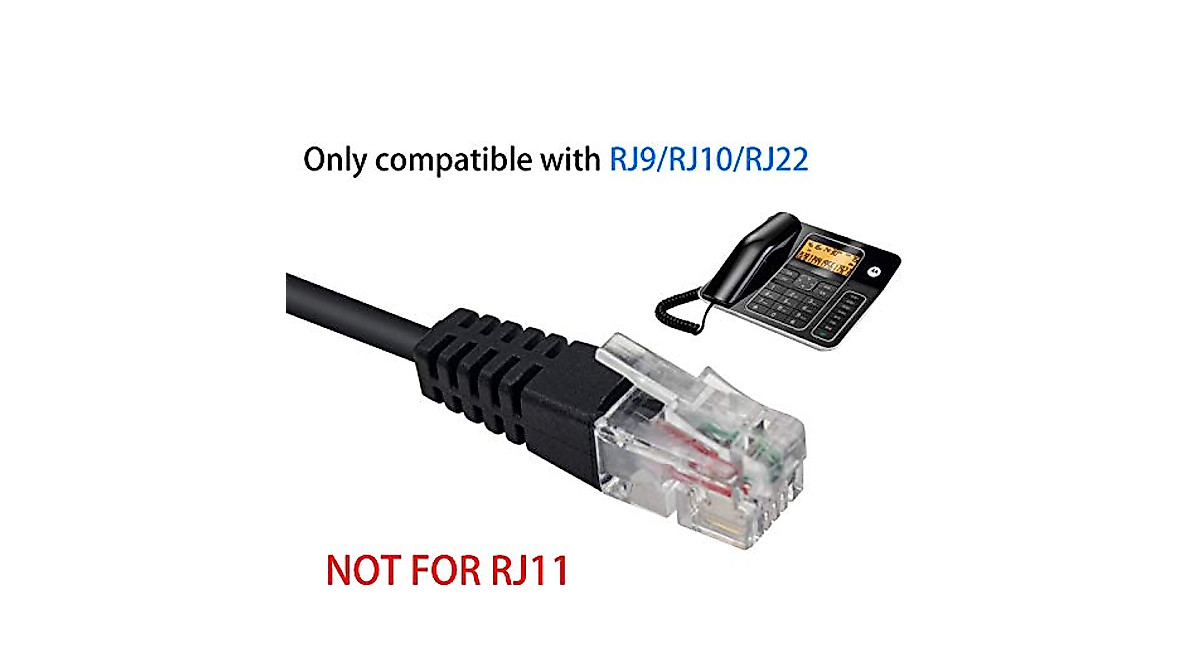 Poyiccot RJ9 to 3.5mm Adapter - Connect Headsets to Office Phones