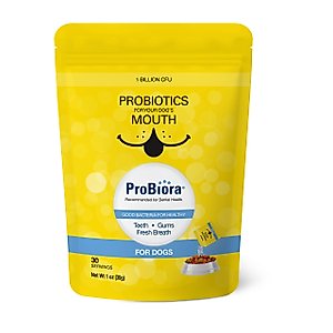 Probiora for Dogs | Dog Probiotic Supplement for Oral Care | Pet Probiotics to Reduce Bad Breath | Dog Nutritional Supplement for Dental Health | 30 Servings (Pouch)