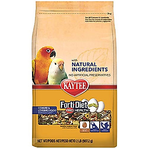 Kaytee Forti-Diet Pro Health Natural Eggcite Conure Food, 2 lbs.