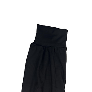 TAIKMD Kids Girls Harem Pants Dancewear Basic Classic Stretchy Loose Yoga Hip Hop Jazz Bootcut Latin Running Long Trousers (11-12, Black)