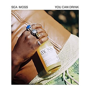 MOSS - Sea Moss Water - 13,000mg of Sea Moss in a Functional Beverage with Reverse Osmosis Water, Trace Minerals, and Electrolytes - Mango Ginger 4pk