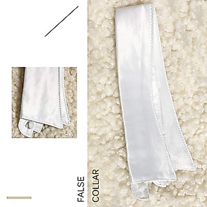 Gracelife Unique Style False Collar Peter Pan Blouse Detachable Choker Necklace Faux Collar (White 15)