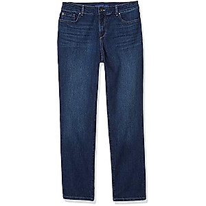 Bandolino Women's Mandie Signature Fit 5 Pocket Jean, Greenwich,10 Short