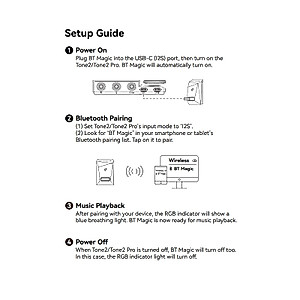 Hi-Res Wireless Bluetooth 5.1 Audio Receiver only for Tone2/Tone 2 pro, Khadas BT Magic Qualcomm QCC5125 Bluetooth 5.1 Chip, Sampling Rate up to 24bit 96KHz Supports SBC/AAC/aptX/aptX-LL/aptX-HD/LDAC