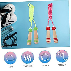 BESPORTBLE 6 pcs cartoon skipping rope jump rope for kids kid jump rope kids jumprope children jumping rope kids exercise ropes jump rope cable Adjustable Skipping Ropes Fitness Jumping Rope