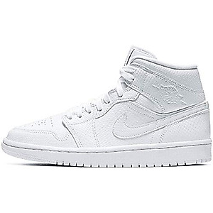 Nike Women's Basketball Shoe, White Black, 8.5