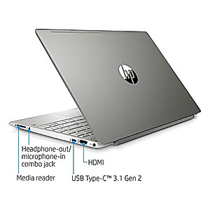 HP Pavilion 13-inch Light and Thin Laptop Intel Core i5-8265U Processor, 8 GB SDRAM Memory, 256 GB Solid-State Drive, Windows 10 (13-an0010nr, Mineral Silver) (4WJ36UA#ABA)